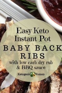 Juicy Keto Baby Back Ribs (Crockpot or Instant Pot Prep) - Ketogenic Woman
